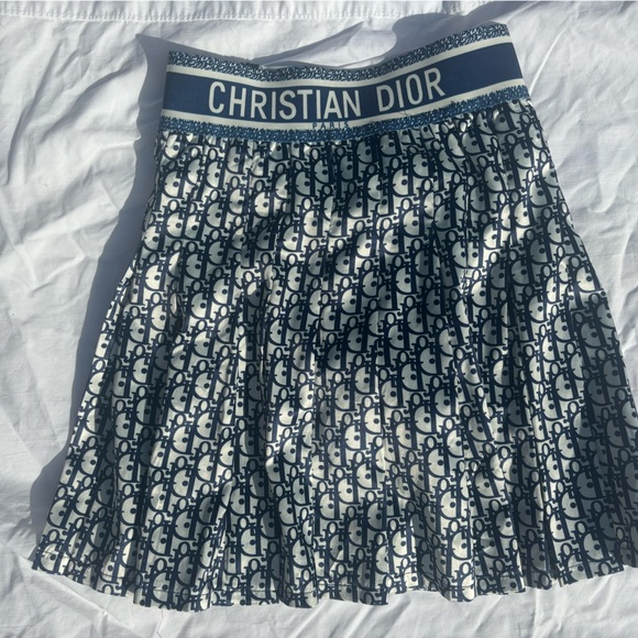 Dior | Skirts | Dior Skort Pleated Mini Vintage | Poshmark